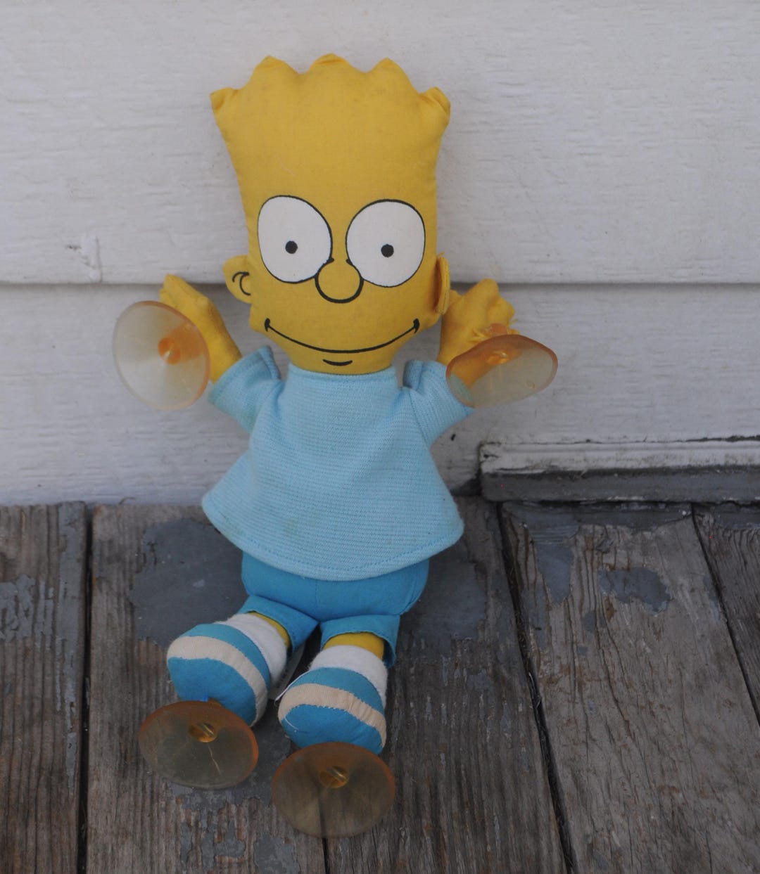 Vintage 1990s Dan-dee International BART SIMPSON Suction Cup Plush - 10 ...