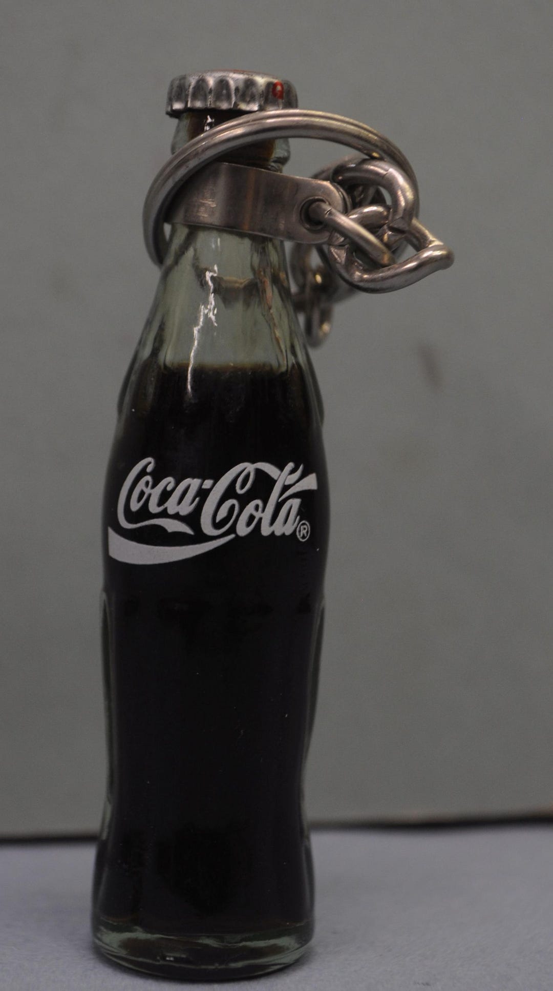 Tiny Coca-cola Glass Bottle Keychain - Miniature - Coca-cola World ...