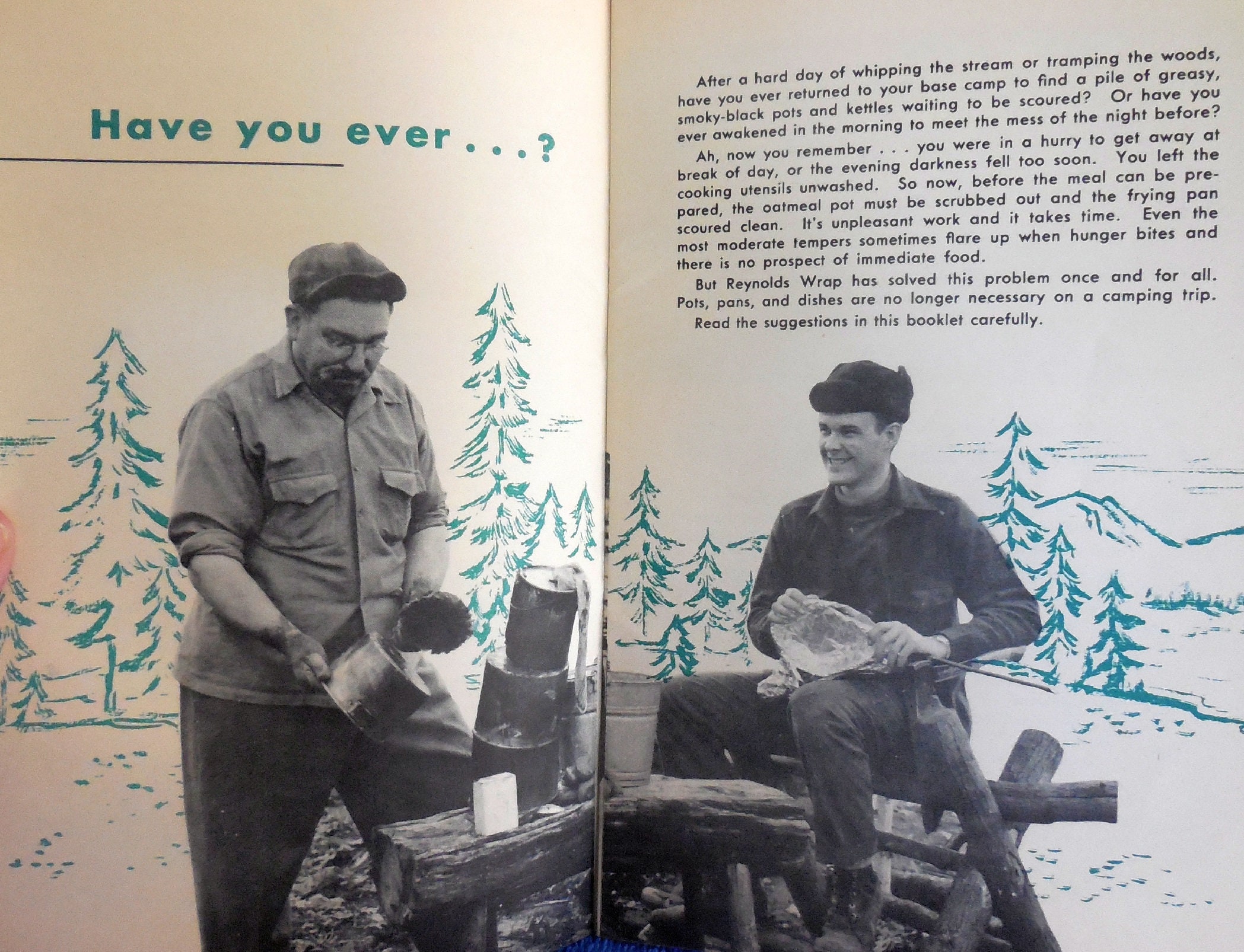 Vintage Cookbook - Outdoor Cooking With Reynolds Wrap Aluminum Foil ...
