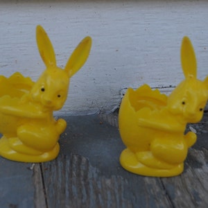 Vintage Irwin Hard Plastic Bunny Rabbit W/ Easter Egg- Candy Holder ...