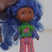 Vintage Wee Wild Things Suzie Cutie Doll - Tiny Neon Retro Doll W/ Blue ...