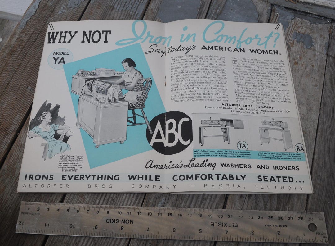 Vintage 1930s - "the ABC of Home Laundering" - DIY Guide to Laundry ...