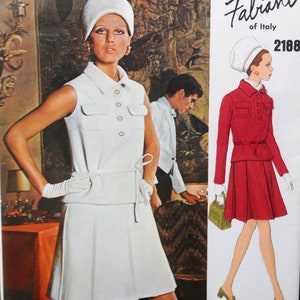 Simplicity 2188 - Vintage 1960s MOD Couturier Dress by Fabiani of Italy ...