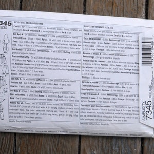 Simplicity 7345 - DIY Shabby Chic Gingerbread Boy & Girl, Witch ...