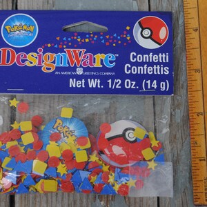 Vintage 1990s Pokémon / Pokemon Confetti / Table Scatter / Birthday ...
