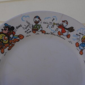 Vintage 1950s Disney Mickey Mouse Club Plate - Three Little Pigs ...