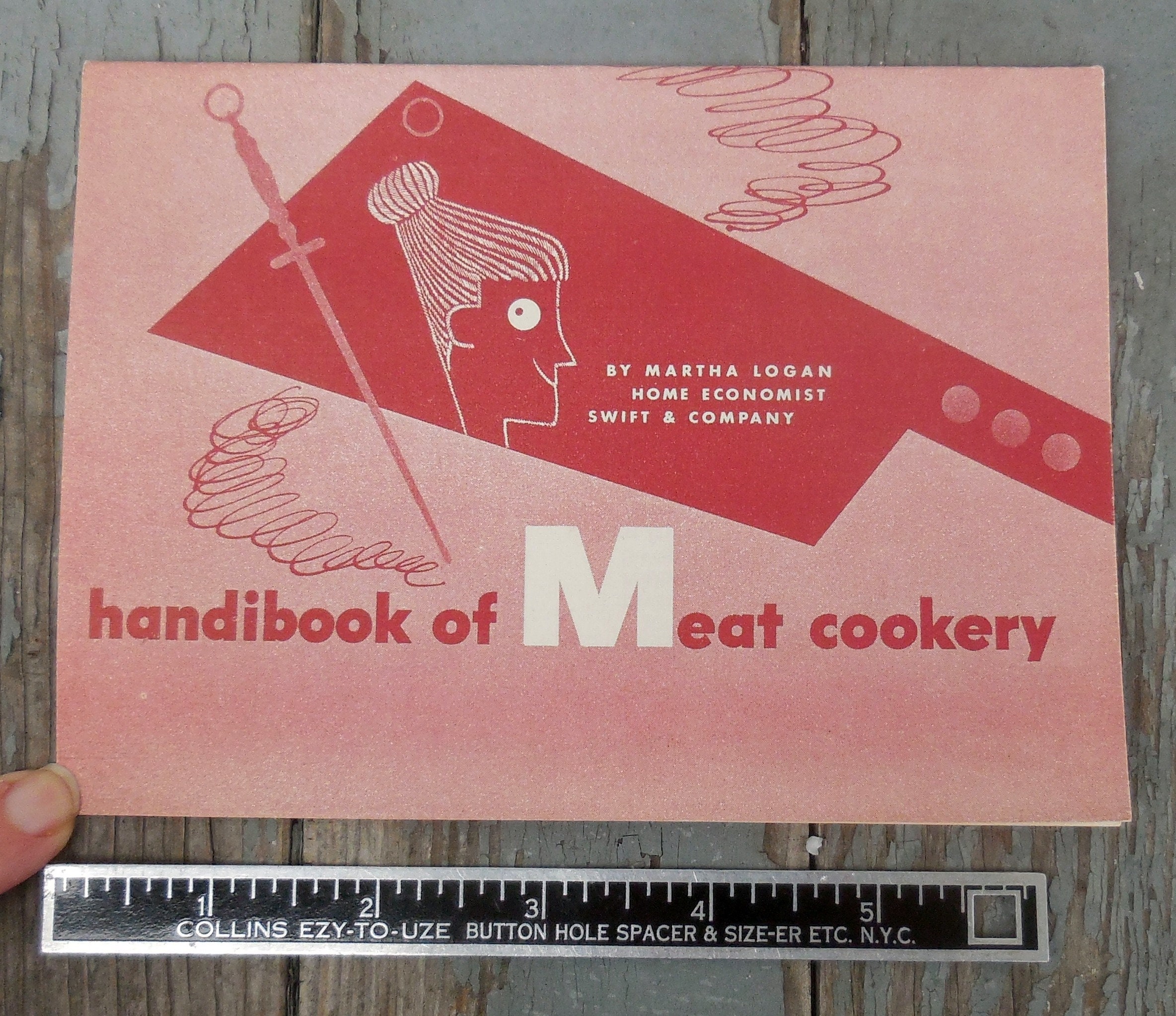 Vintage 1950s MEAT Cookbook - Swift's Handibook of Meat Cookery ...