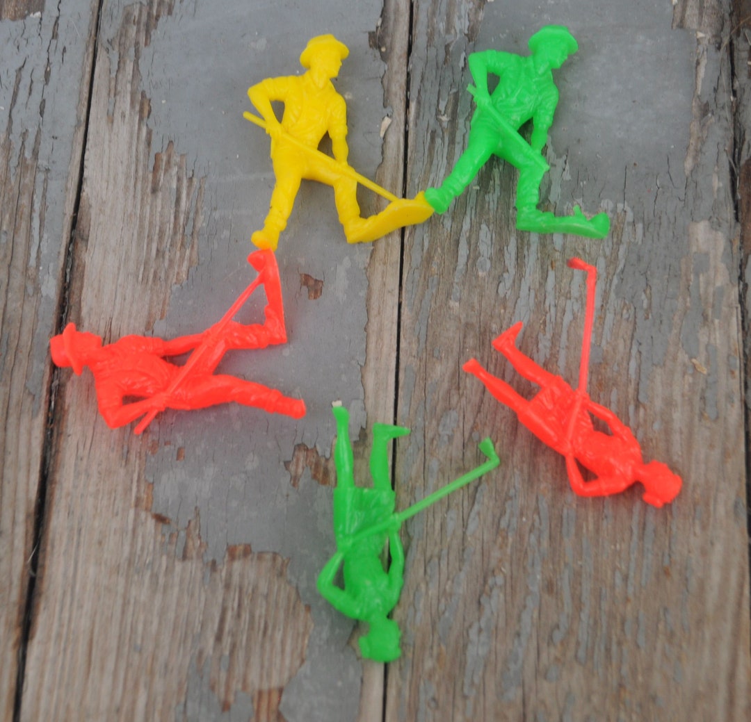 Vintage Plastic Farmers- Red, Yellow, or Green - Men & Women, Shepherd ...