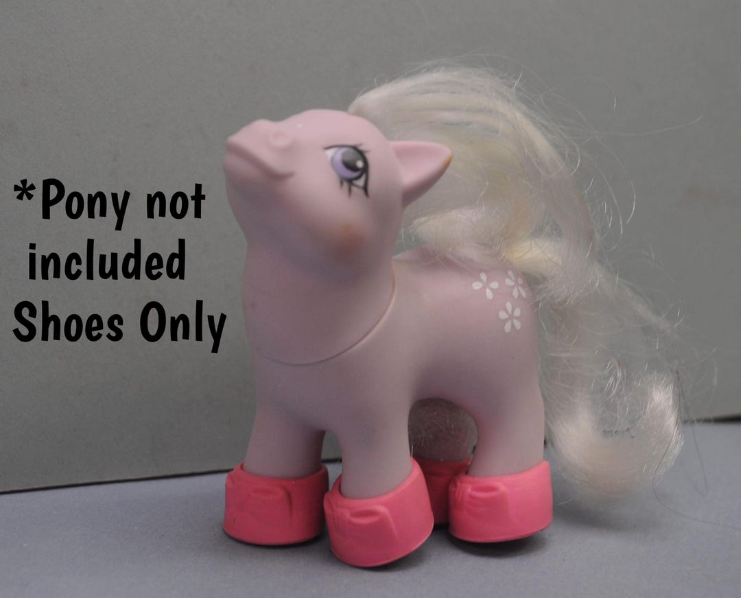 Vintage MLP Gen 1 Shoes - Baby Pony Pink Shoes - My Little Pony - 1980s ...