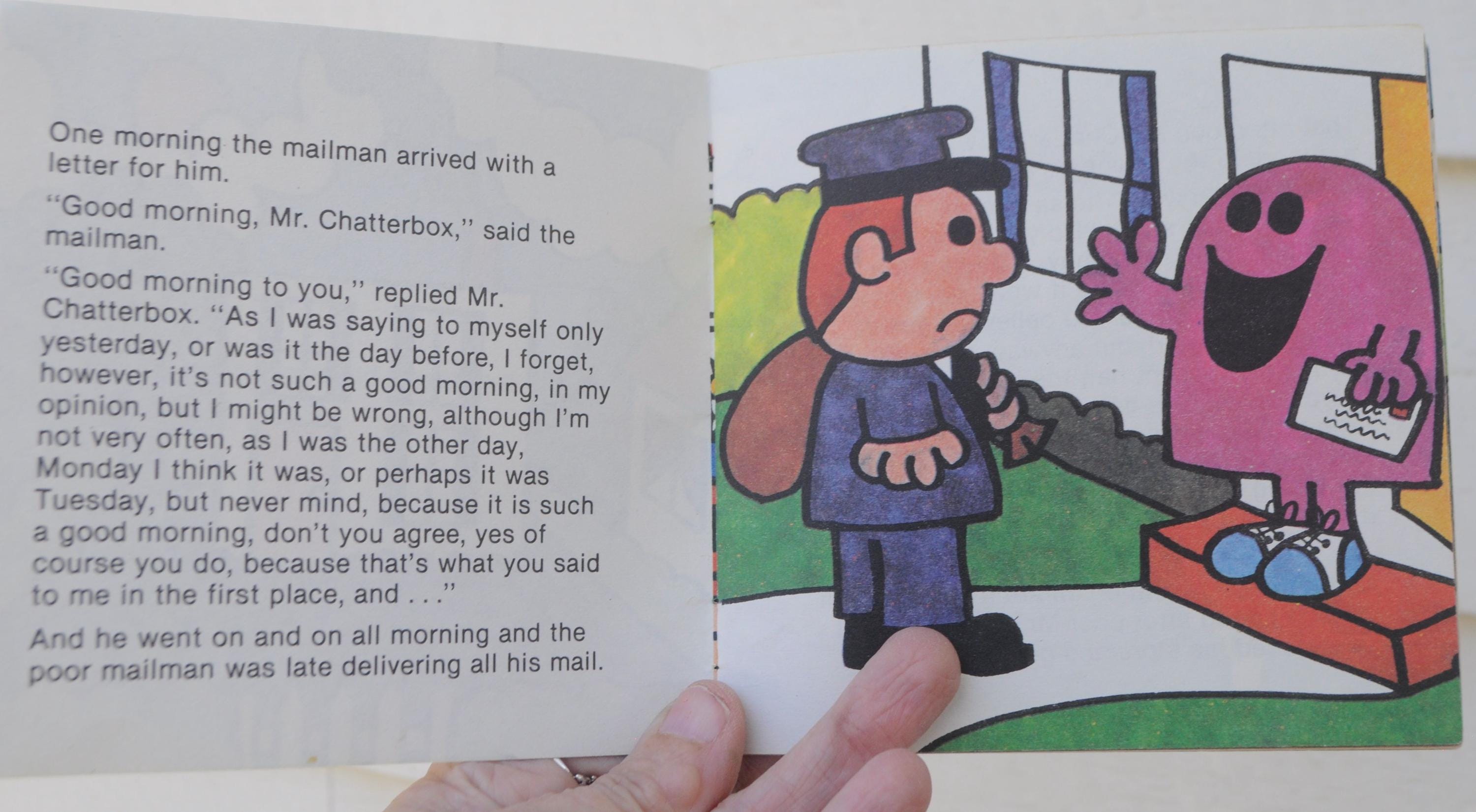 Vintage 1980s Mr. Chatterbox Storybook by Roger Hargreaves - Mr. Men ...