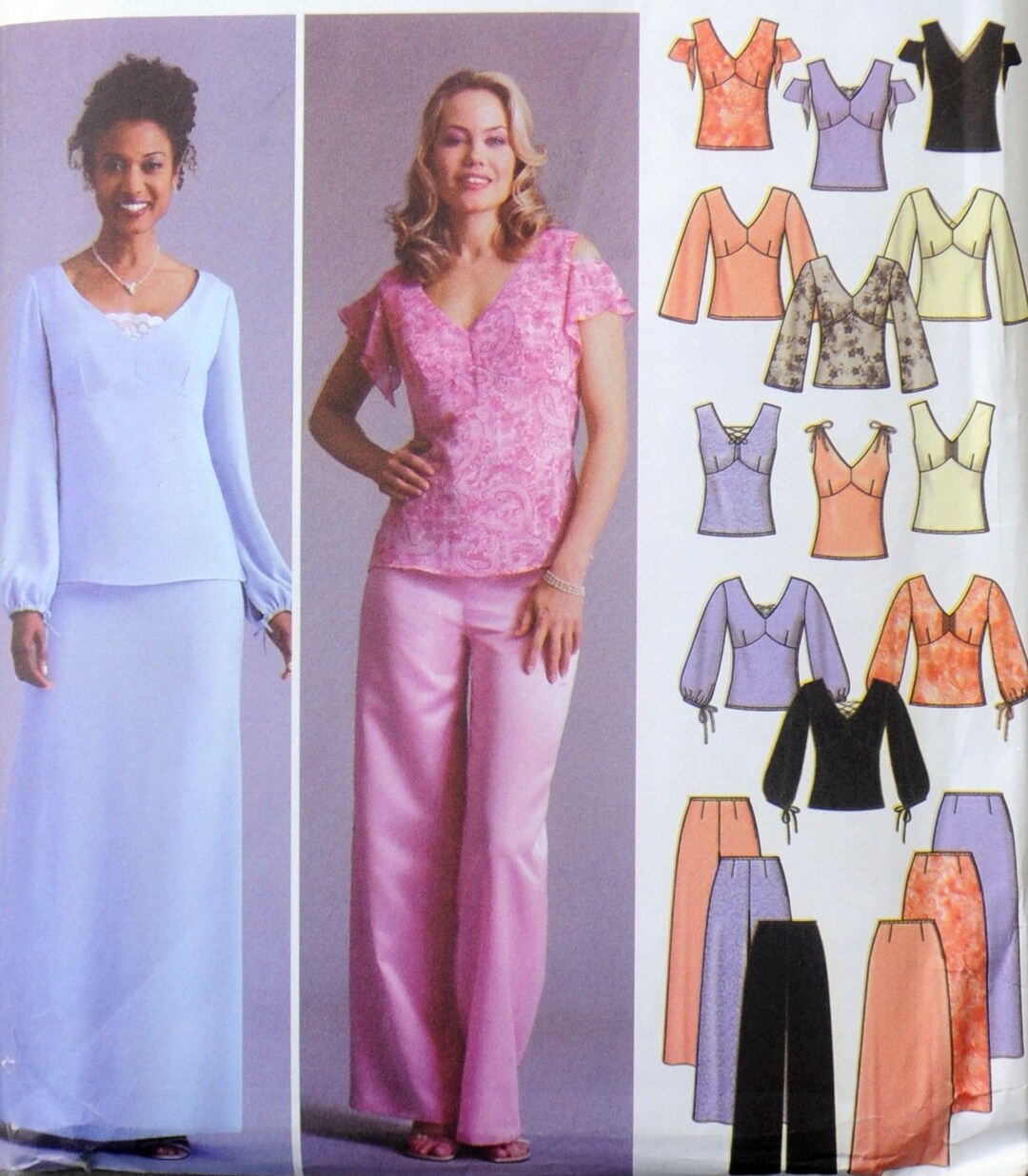 Simplicity 5445 DIY Dressy Looks Easy Sew Top Maxi - Etsy