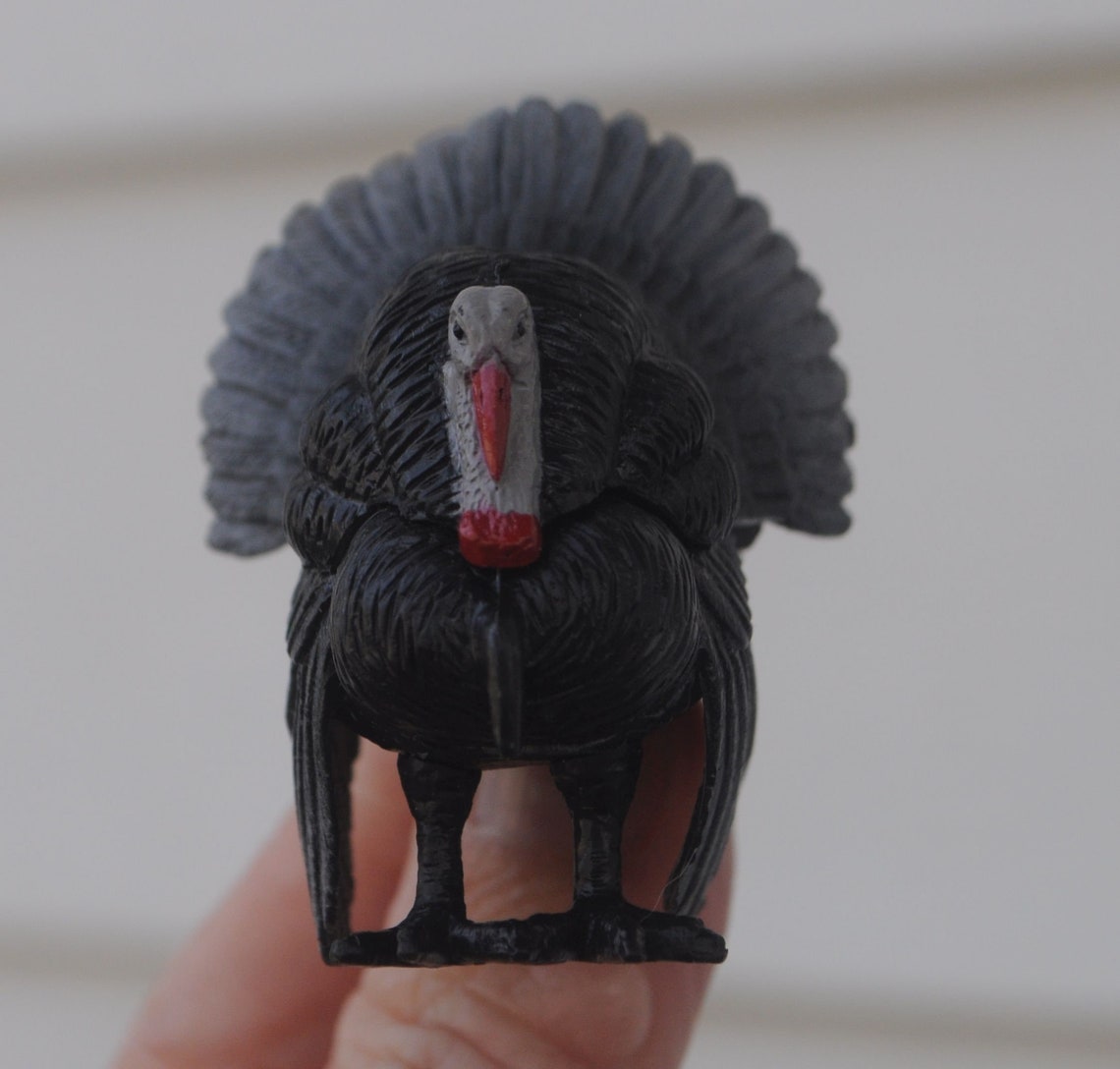 Vintage 1980s Model TURKEY for Diorama Barnyard Farmyard - Etsy