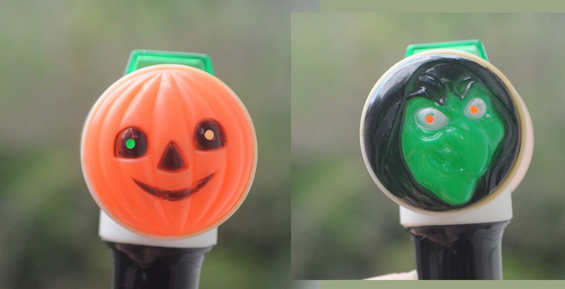 Vintage 1970s or 1980s Halloween Blow Mold Flashlight Double - Etsy