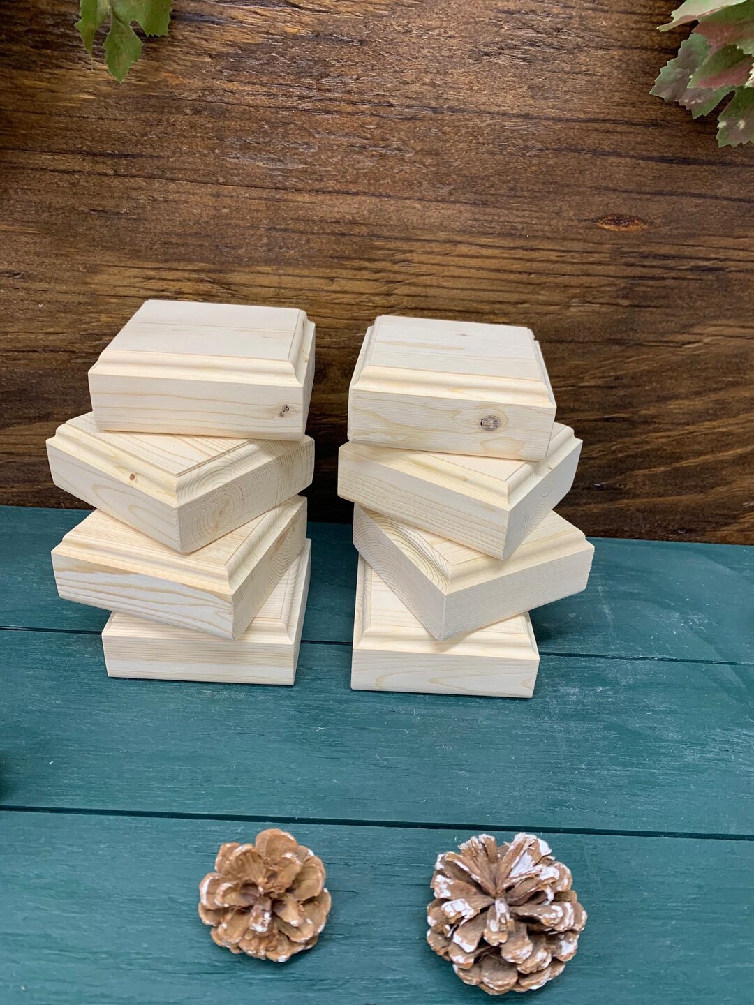 Craft Wood Blocks, Sold as a Set of 8 Blocks, Sanded Wood Blocks ...