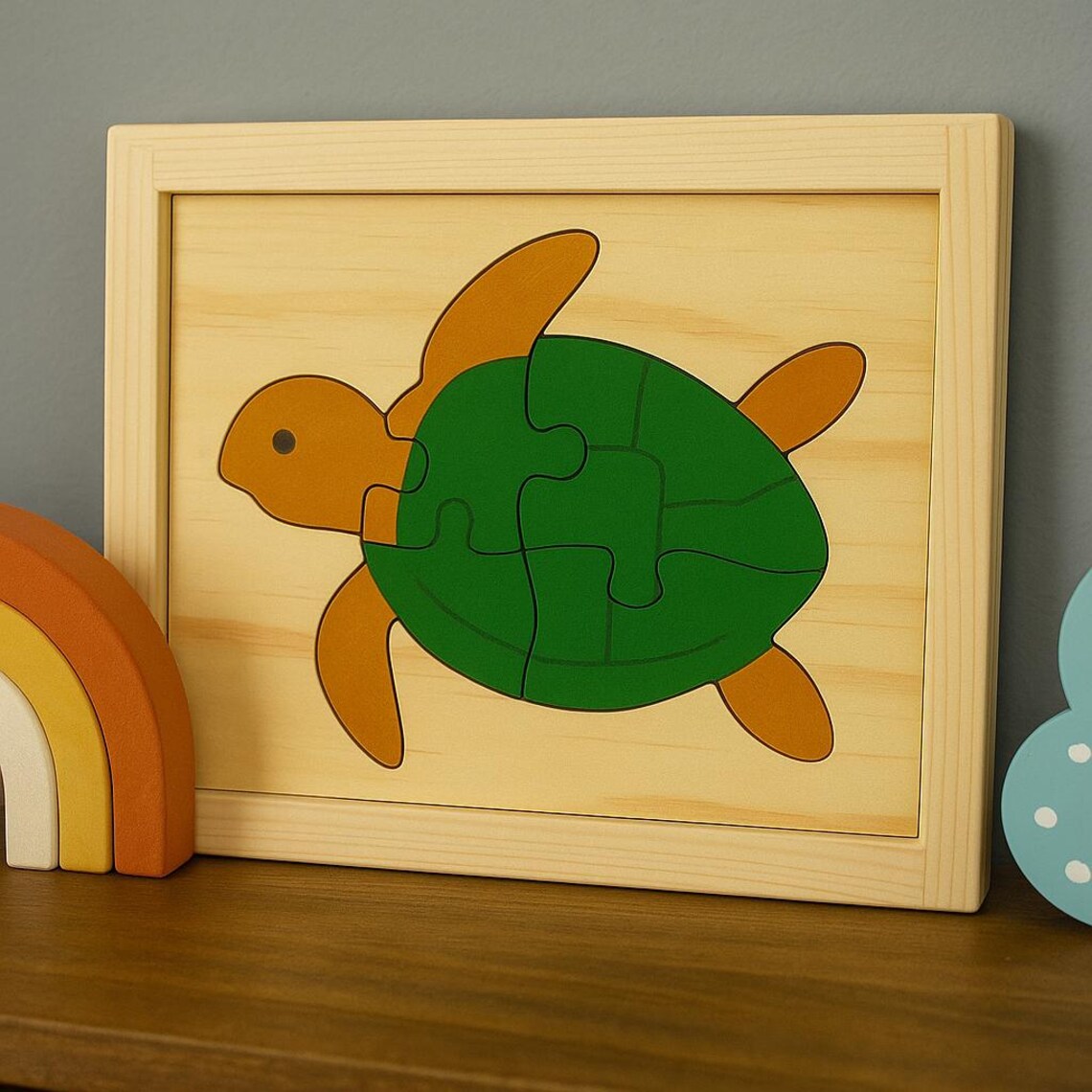 DIY Sea Turtle Puzzle, Step-by-step Guide and Pattern, PDF Download ...