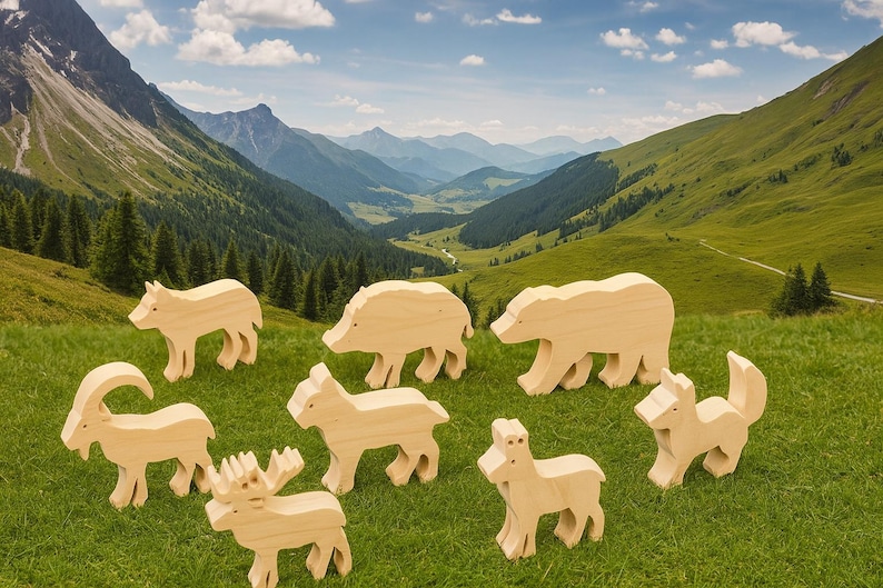 DIY European Wildlife-8 Animals-24 Patterns, PDF Download Guide, Wooden ...
