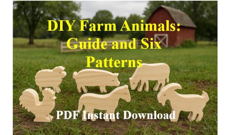 Creative Woodworking Fun Pack-66 Animal Patterns + Easy-to-follow ...