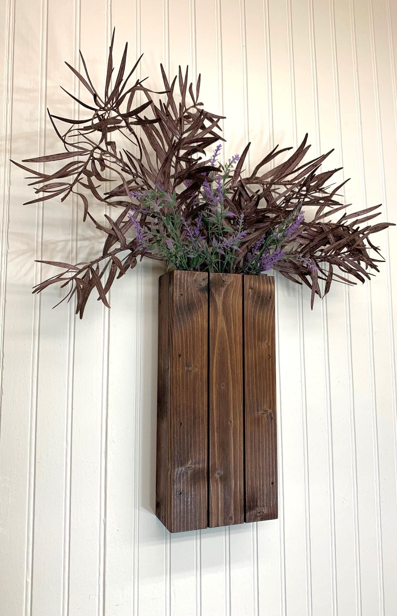 Modern Farmhouse Sconces With Floral Touch-set of 2-country Charm Wall ...