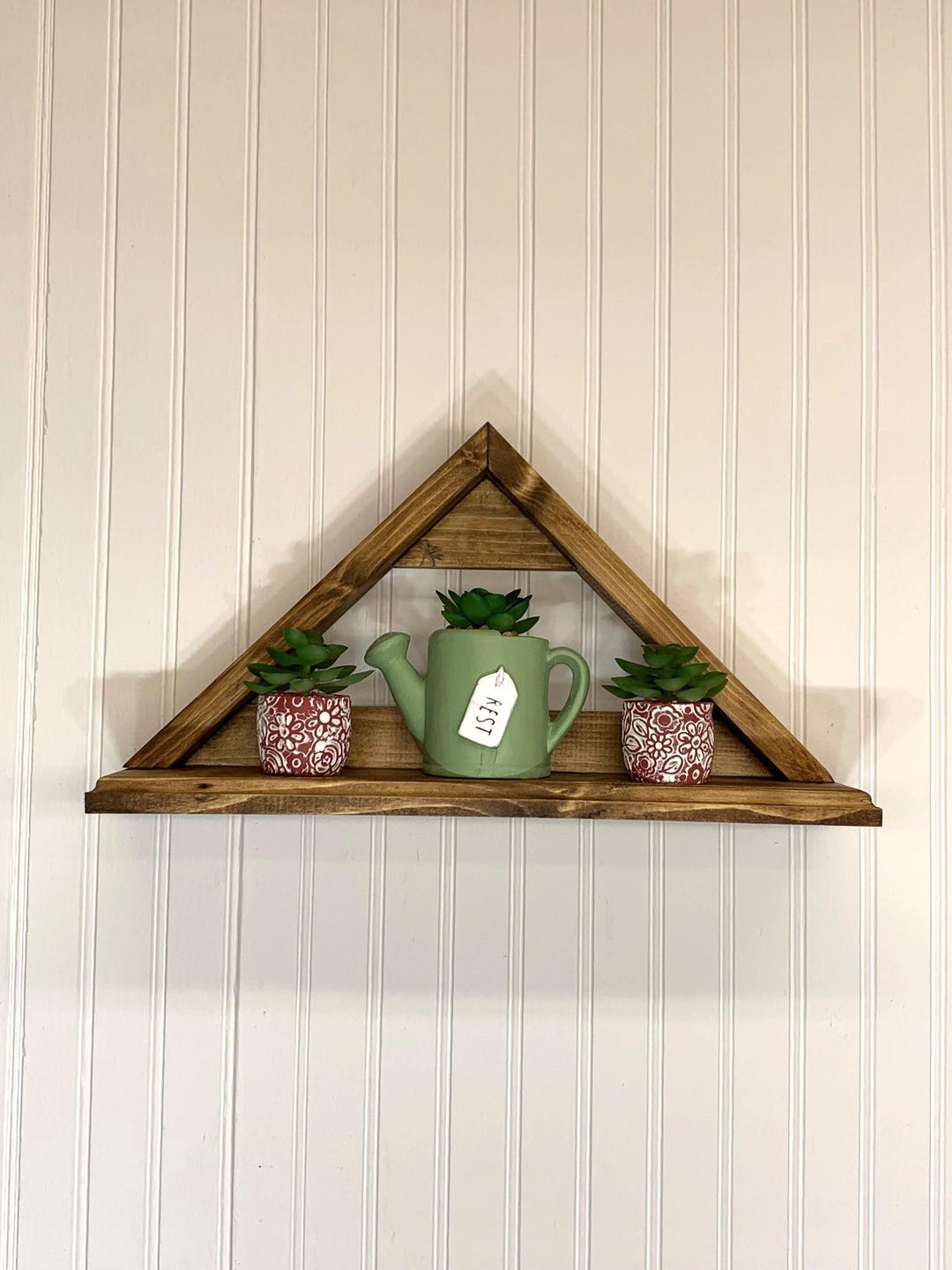 Triangle Shelf, Triangle Wood Shelf, Triangle Wall Shelf, Rustic Shelf ...