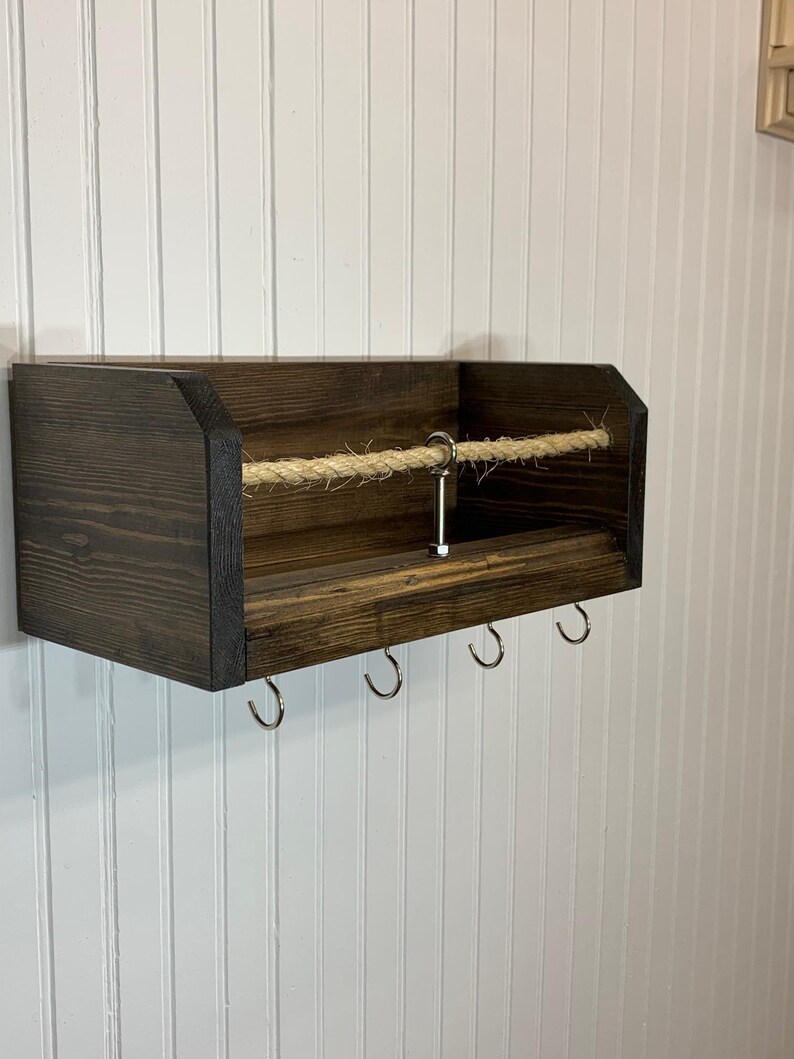 Mail and Key Holder-organizer, Entryway Mail Holder, Handcrafted Mail ...