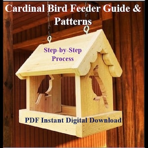 Crafty Cedar Bird Feeder Plans-diy Woodworking Guide & Step-by-step ...