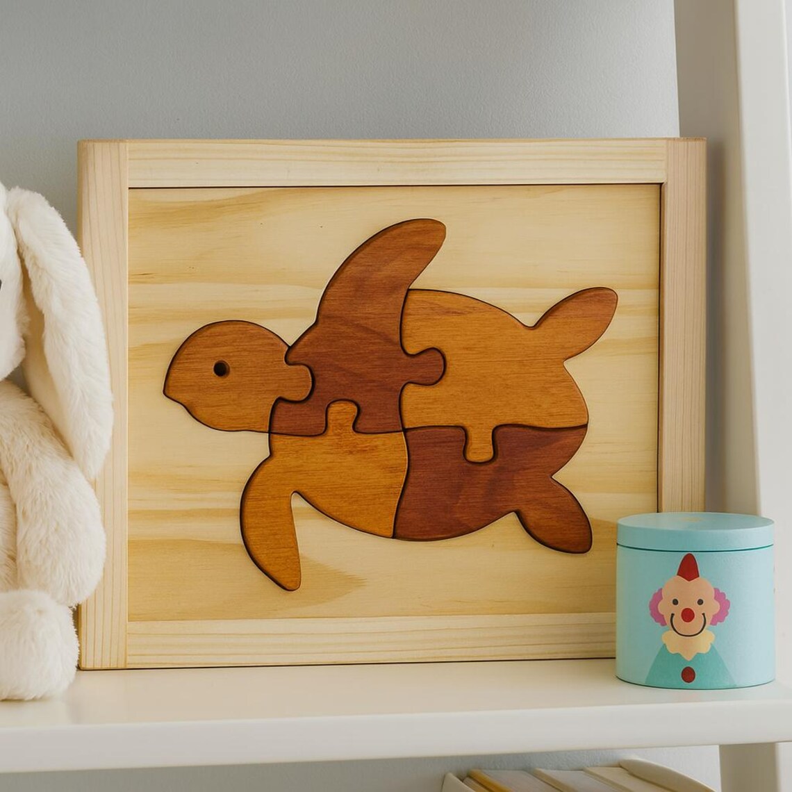DIY Sea Turtle Puzzle, Step-by-step Guide and Pattern, PDF Download ...