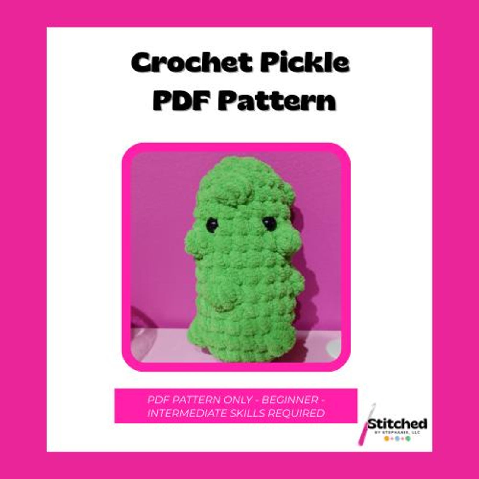Pickle Crochet Pattern - PDF PATTERN - Etsy