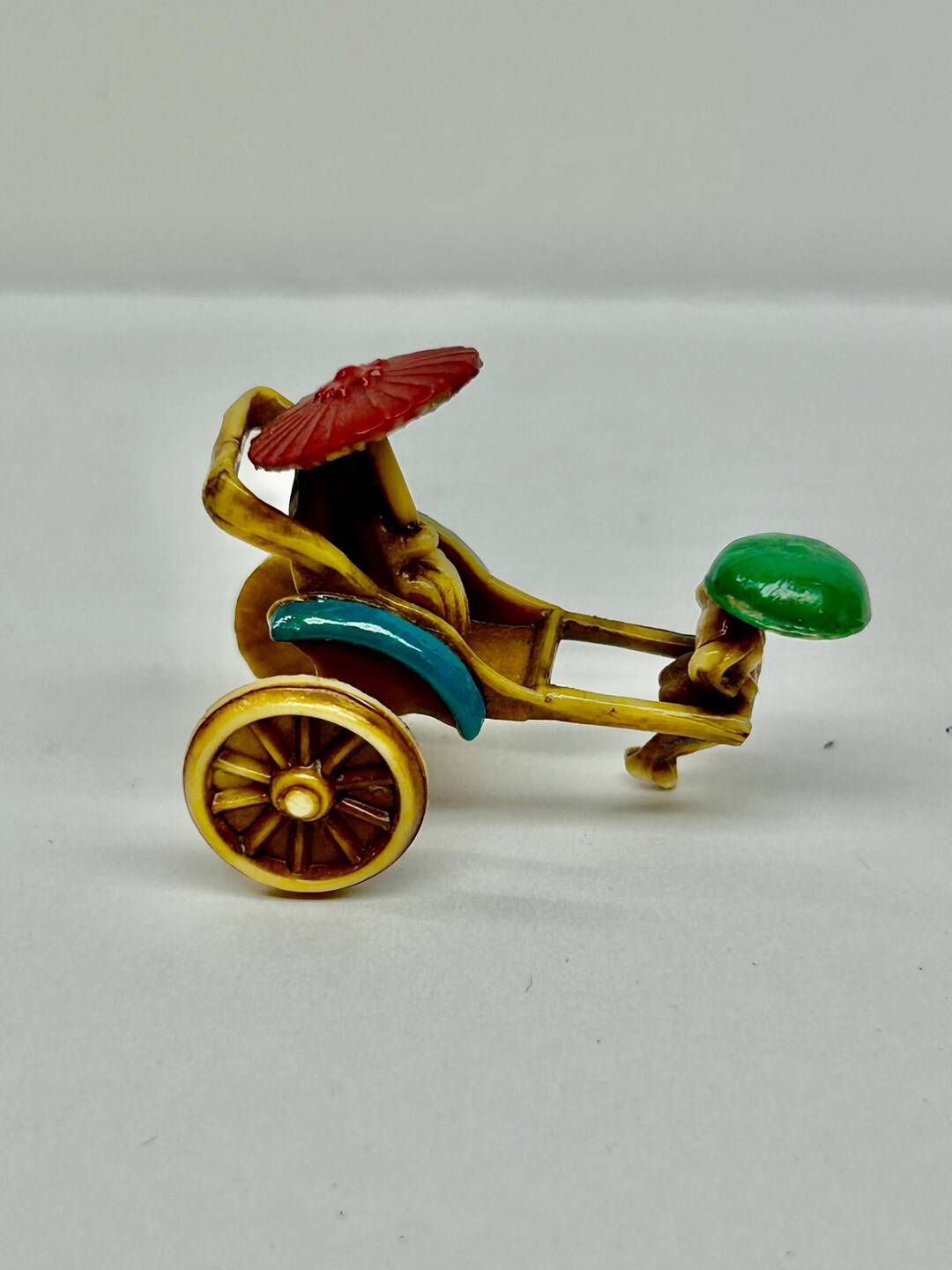 Vintage Miniature RICKSHAW Dollhouse - Asian Art - Etsy