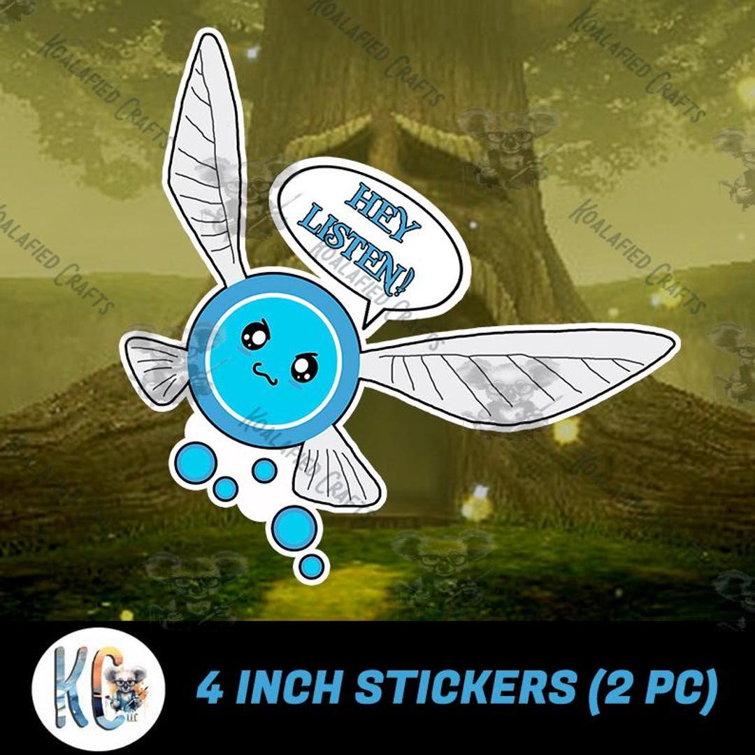 The Legend of Zelda Navi Fairy Sticker - 2 PCS - Etsy
