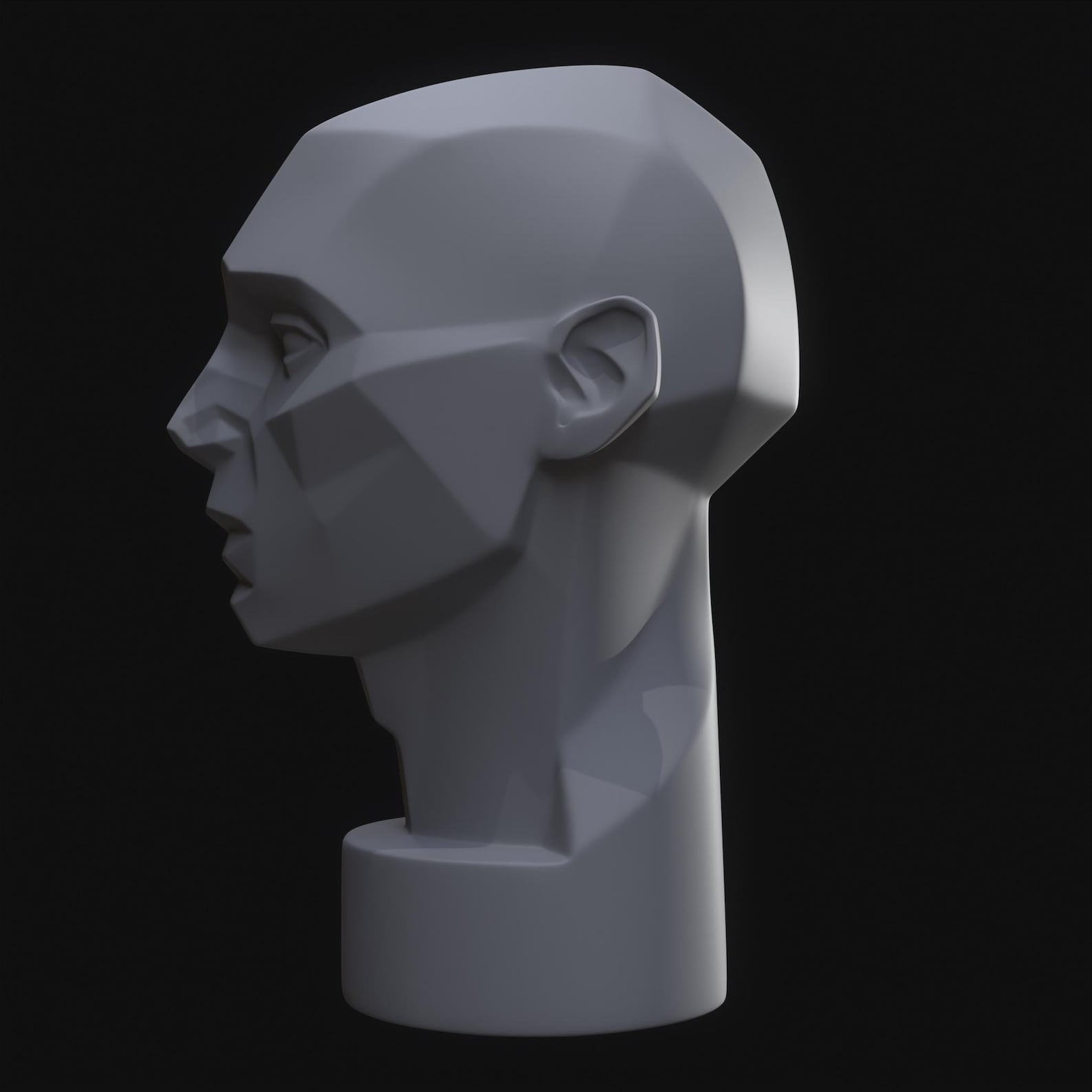 3D Printed Asaro Head: Art Study Tool, Customizable Gift - Etsy