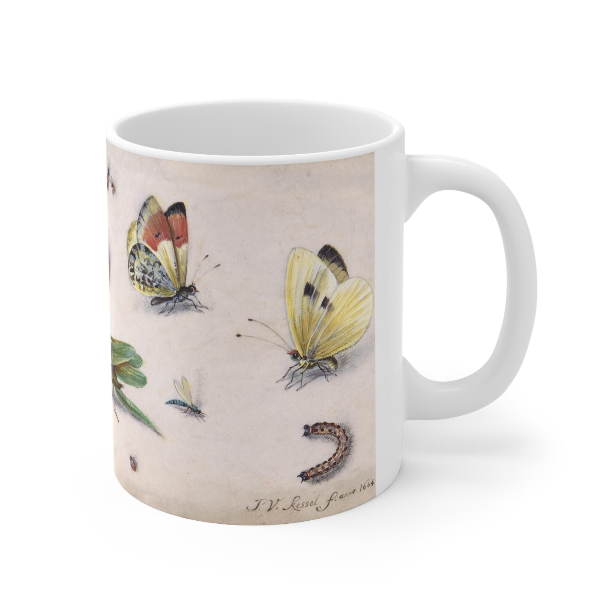 Mugs, Insect Design, Jan Van Kessel De Woude, Gifts for Cute Bug Lovers ...