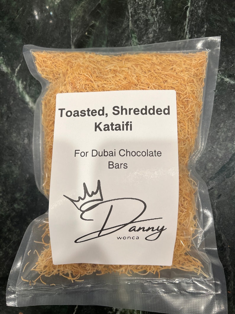 Dubai Chocolate Bar Filling DIY 400g Toasted and Shredded Kataifi - Etsy