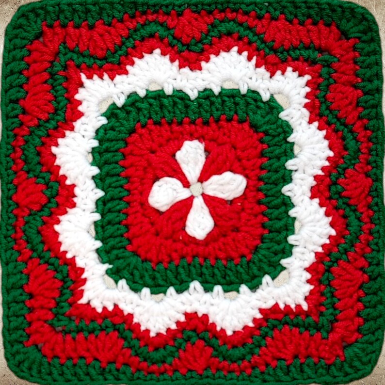Granny Square Drawstring Bag Crochet Pattern, Granny Square Pattern ...