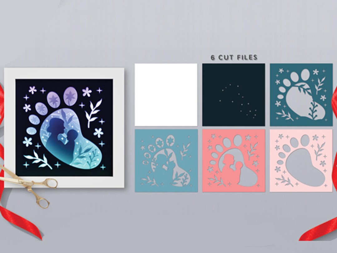 Mothers Day Shadow Box Svg, Mom Shadow Box Svg, Mum Svg , Nanny Svg ...