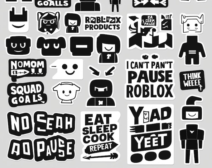 Roblox Font, Roblox Svg Bundle, Roblox Svg, Roblox, Svg Files for ...