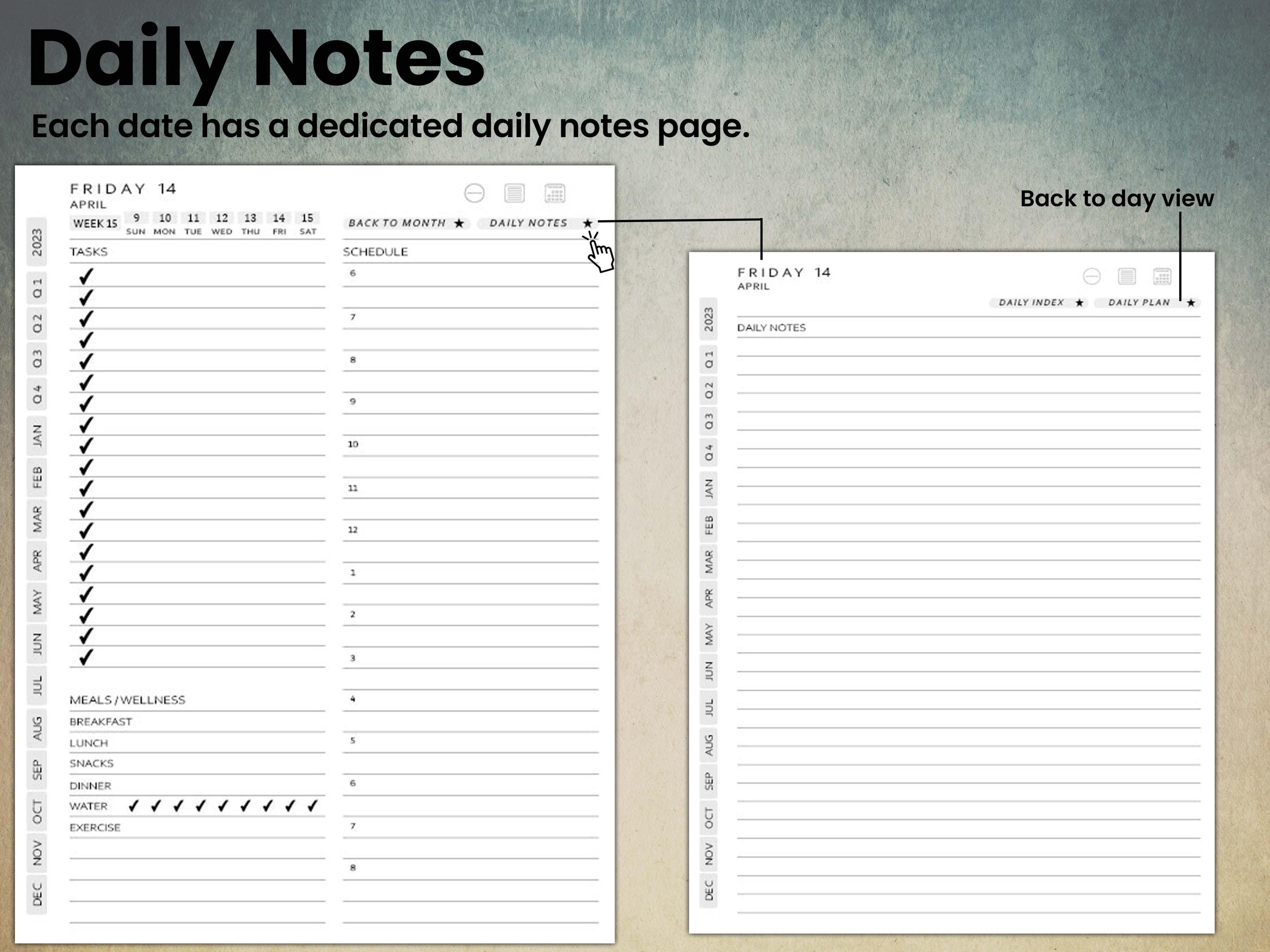 Kindle Scribe Daily Planner Bundle, Kindle Scribe Template, Kindle ...