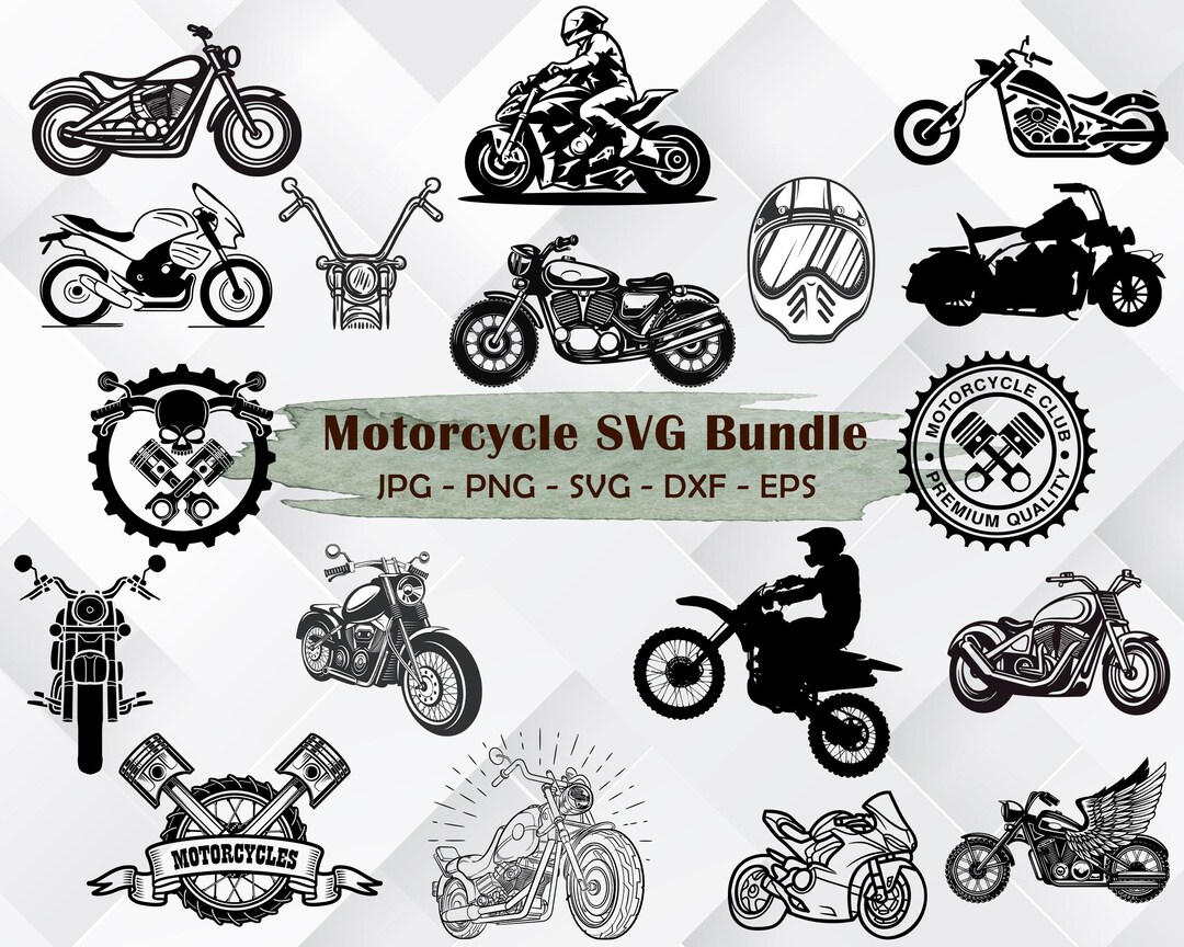 Motorcycle Svg, Bike Svg, Chopper Design, Motorcycle Clipart, Motorbike ...