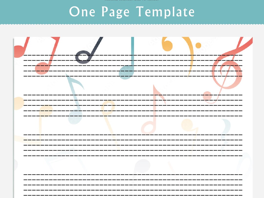 Piano Music Sheet, Blank Music Sheet, Printable Music Sheet, Music ...