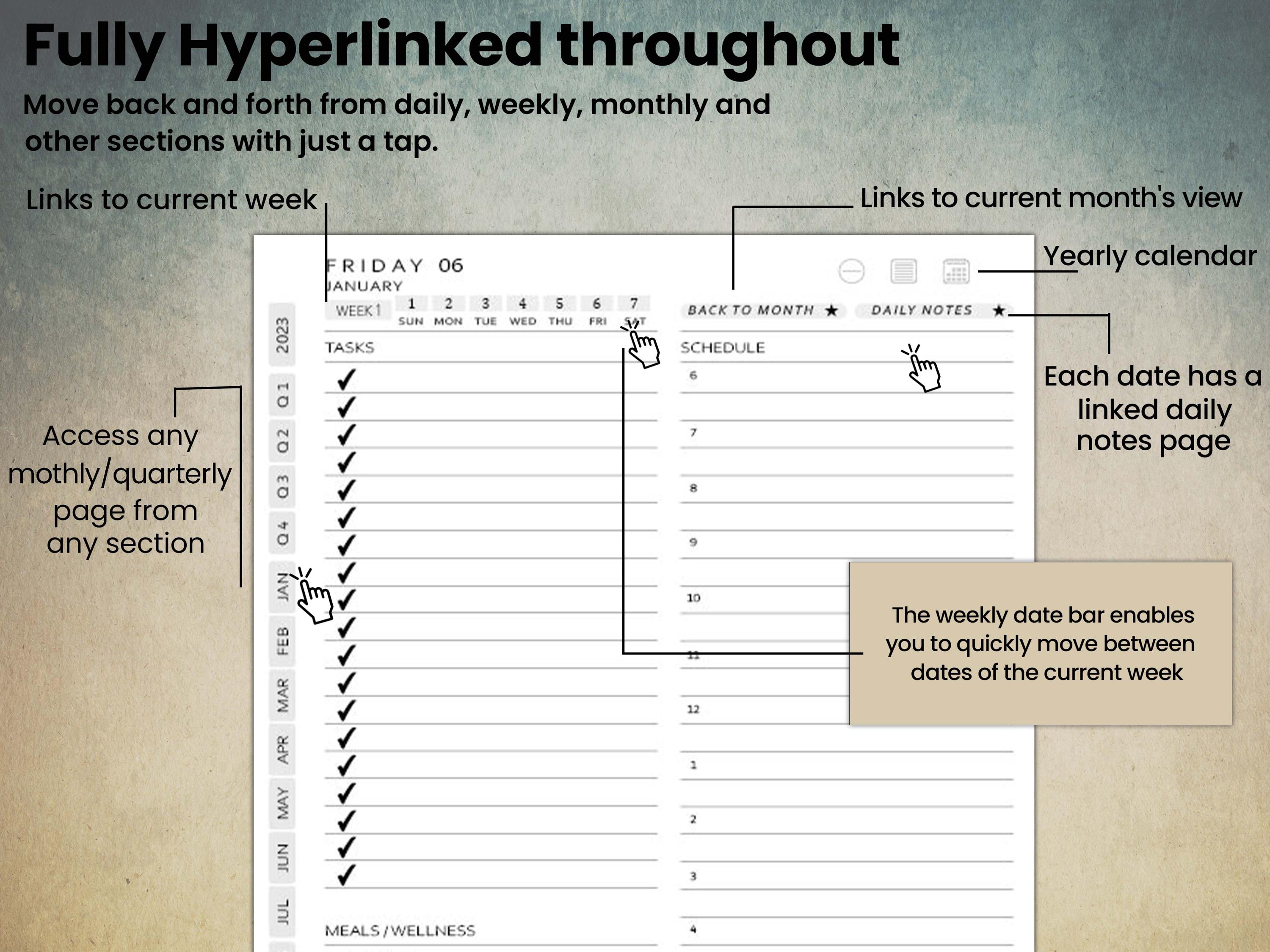 Kindle Scribe Daily Planner Bundle, Kindle Scribe Template, Kindle ...