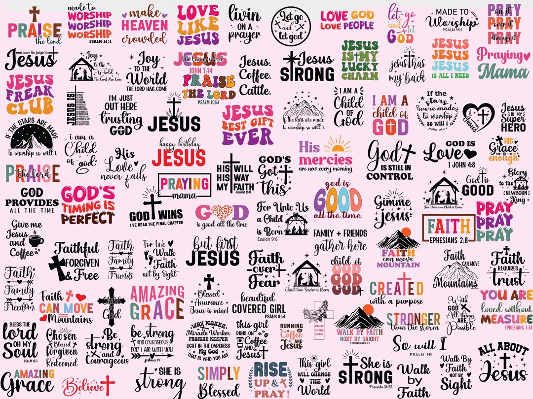 Christian Svg Bundle Christianity Shirt Svg,christian Svg Bundle ...
