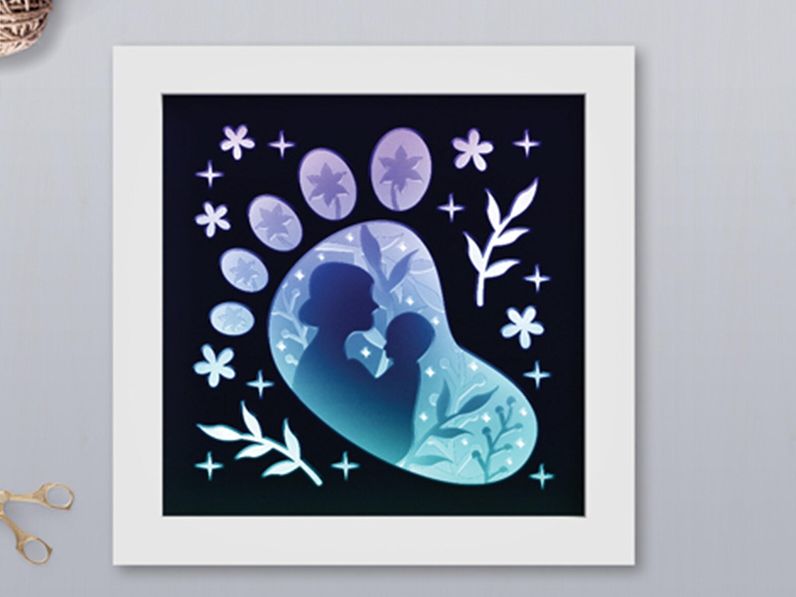 Mothers Day Shadow Box Svg, Mom Shadow Box Svg, Mum Svg , Nanny Svg ...