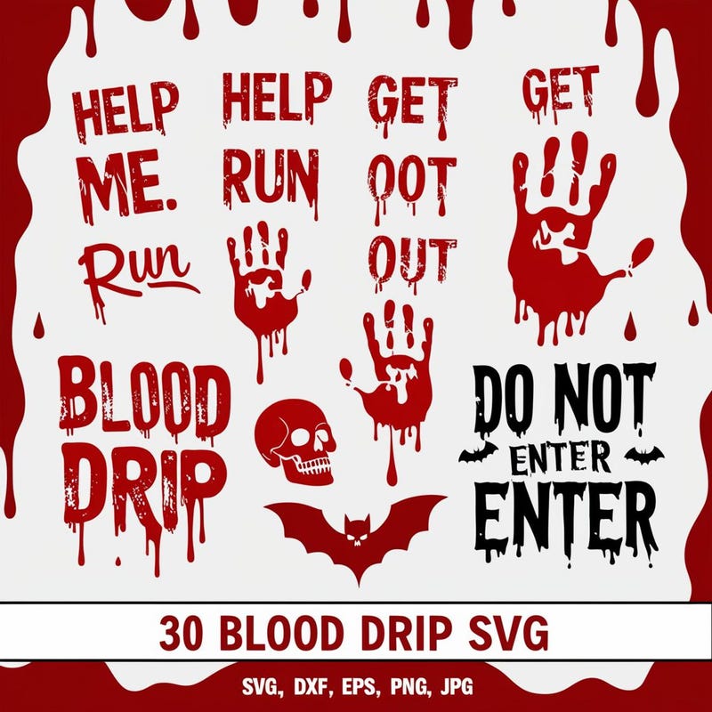 Bloody Rose Svg - Etsy