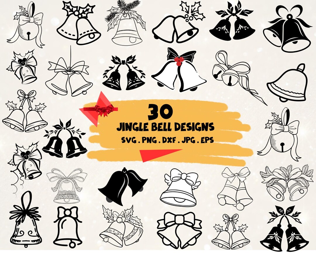 Jingle Bells Svg, Christmas Svg, Sleigh Bell Svg, Christmas Bell Svg ...