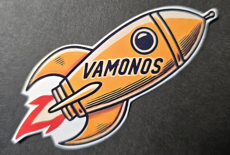 Vamonos Rocket (let's Go!) - Sticker / Decal - Etsy