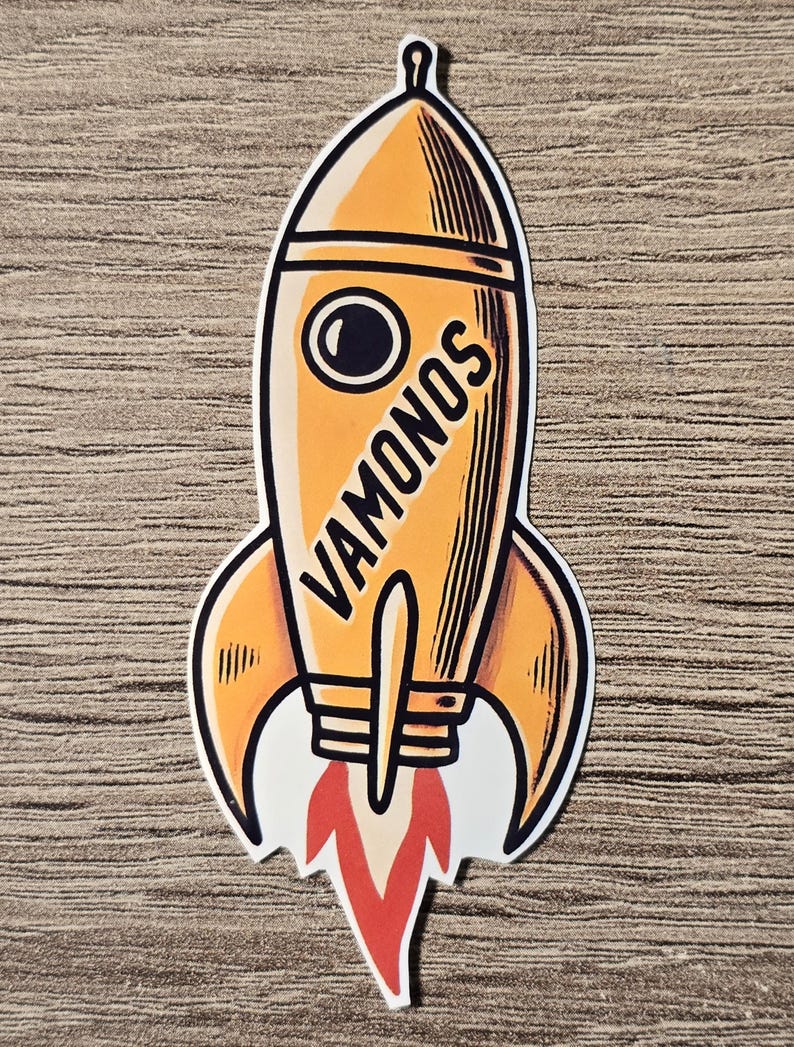 Vamonos Rocket (let's Go!) - Sticker / Decal - Etsy