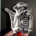 Cowboy Bones - Skeleton Outlaw Sticker - Etsy