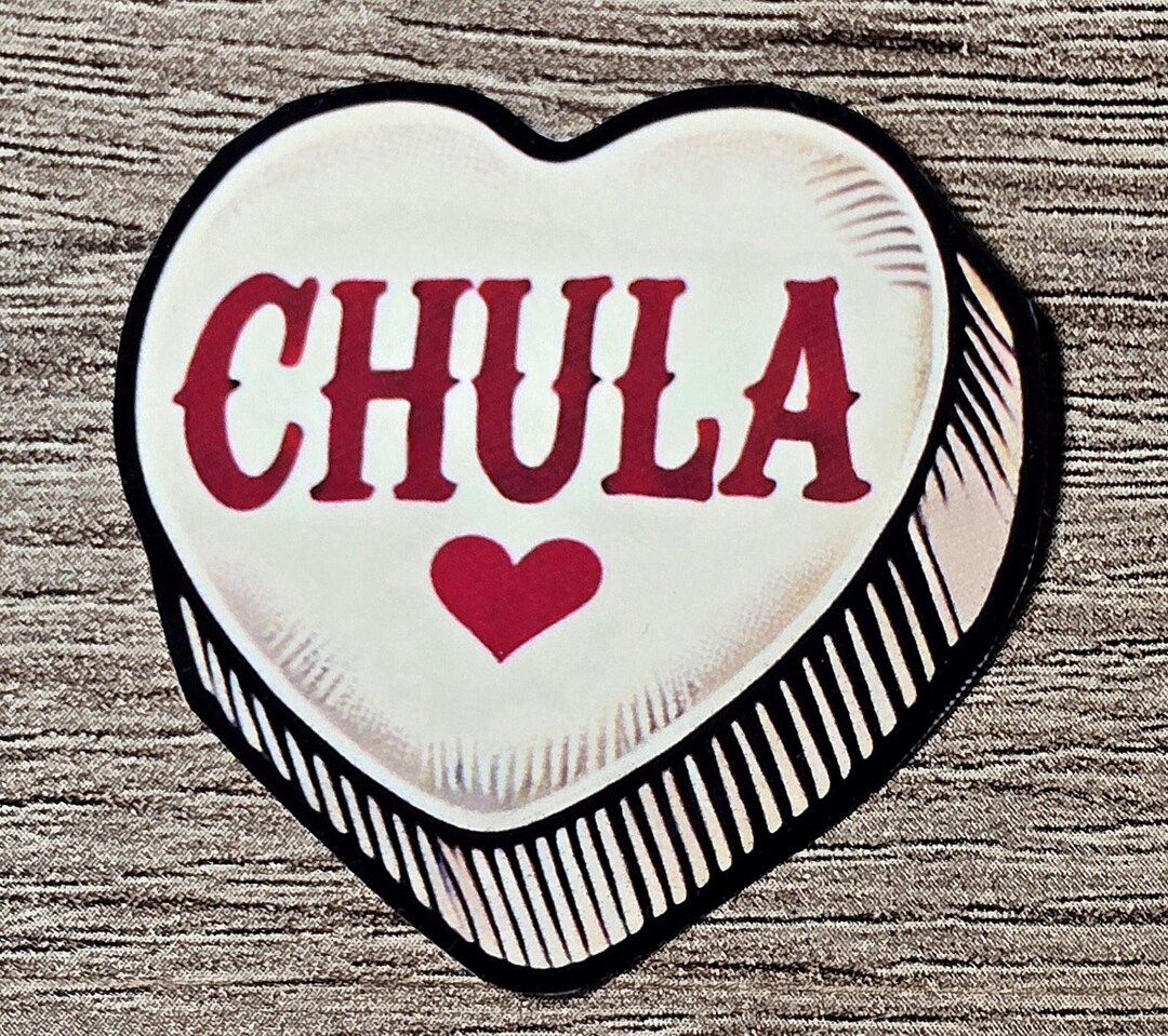 Chula Heart Vinyl Sticker Decal - Etsy