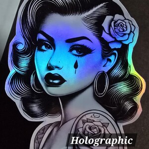 Sad Girl Chola Sticker - Etsy