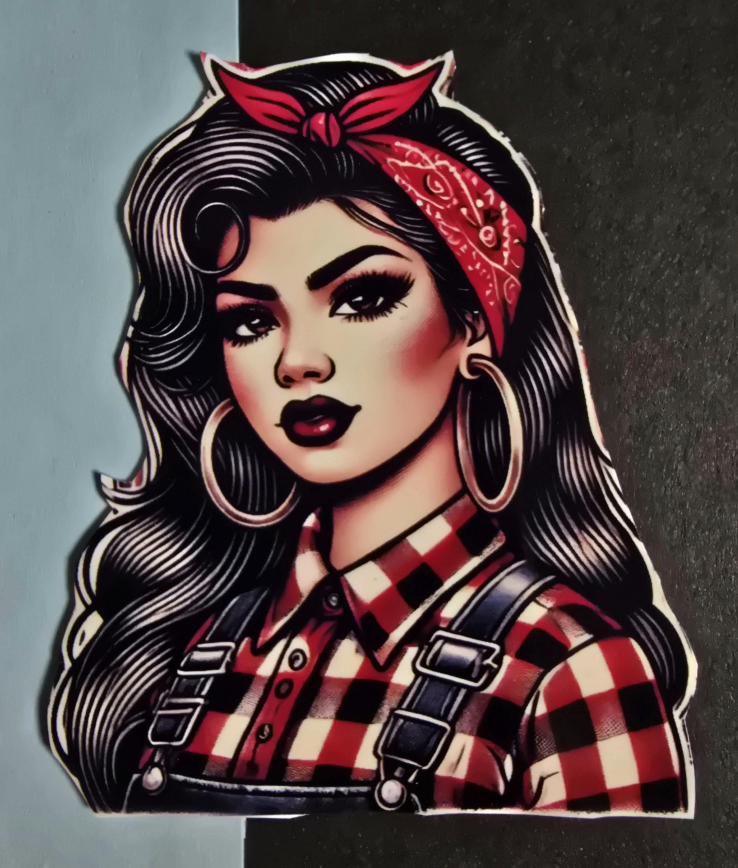 Chola Sticker, Lil Homegirl, Chicana - Etsy