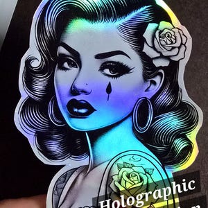 Sad Girl Chola Sticker - Etsy